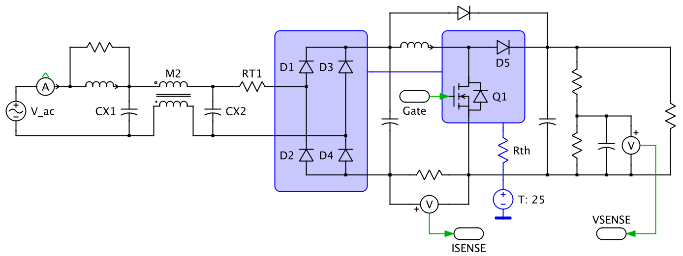 Power Factor Correction Circuit Circuit Diagram